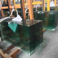 China Balcony Guardrails And Modern Bathroom Shower Rooms With Strong Impact Resistance Flat Clear Glass for sale
