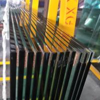 China Balcony Guardrails And Modern Bathroom Shower Rooms With Strong Impact Resistance Flat Clear Glass for sale