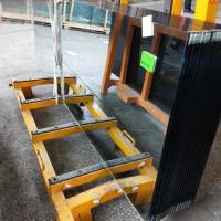 China Professional Building Glass 4mm 5mm 6mm Silver Mirror Glass With U-Notch And Round Holes for sale