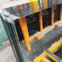 China Professional Building Glass 4mm 5mm 6mm Silver Mirror Glass With U-Notch And Round Holes for sale