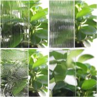 China Design Figure Glass Tempered Pattern Decorative Panels For Doors Customized Notch C for sale
