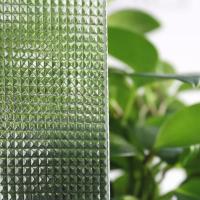 China Design Figure Glass Tempered Pattern Decorative Panels For Doors Customized Notch C for sale