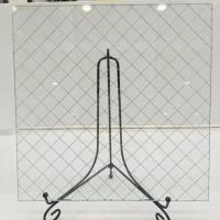 China Clear Chicken Fire Proof Wire Mesh Glass With Customized Size From Building Glass for sale