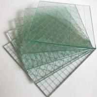 China Clear Chicken Fire Proof Wire Mesh Glass With Customized Size From Building Glass for sale