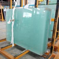 China Glass Partition Decoration Flat/Curved High Transparency Tempered Frosted Glass Panel For Building for sale