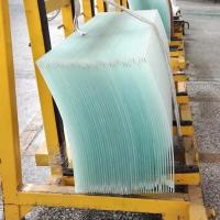 China Custom Cut 8mm 10mm Frosted Opaque Translucent Tempered Glass for sale