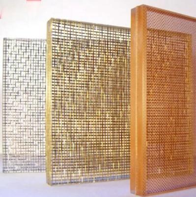 China Tempered Decorative 8mm Fabric Glass Sound Insulation And UV Protection for sale