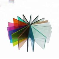 China Color PVB Tempered Laminated Glass Multi Color Laminated Glass for sale