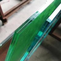 China 22mm 25mm PVB Laminated Tempered Glass Custom Stained Glass Window Hanging for sale