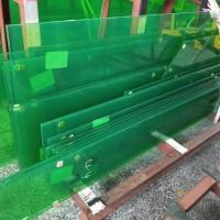China 22mm 25mm PVB Laminated Tempered Glass Custom Stained Glass Window Hanging for sale