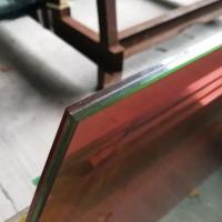 China 22mm 25mm PVB Laminated Tempered Glass Custom Stained Glass Window Hanging for sale