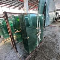 China Solar Control 11.52mm Gold Reflective Tempered Laminated Glass for sale