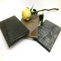 China 8mm+EVA+8mm Laminated Glass Decorated Glass For Inter Partition for sale