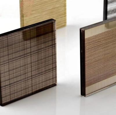 China EVA Laminated Glass Decoration For Indoor Partition Shower Room for sale