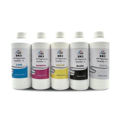 China Wholesale DTF Pigment Ink 1000ml for I3200A1 I1600A1 XP600 DTF Printer Water Based Resin for sale