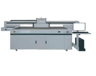 China Large Format UV Flatbed Printer 100mm Thickness for PVC Acrylic Metal Glass Board LED Printing for sale