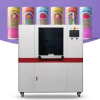 China High Speed Digital UV Cylinder Printer 360° for Bottle Label Tube Printing 2400dpi 1500W for sale