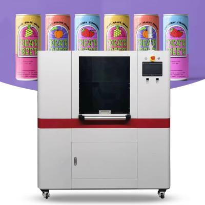 China High Speed UV Rotary Printer 360 Degree Digital Printing Machine for Cylindrical Bottles 40-150mm Diameter for sale