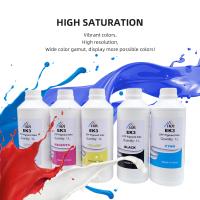 China Water Based DTF CMYKW Pigment Ink Set for Epson L1800 L805 XP15000 I3200 Printers 1000ml for sale