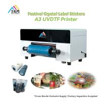 China 2025 UV DTF Printer 30cm Roll to Roll for Holiday Crystal Label Stickers with DX7 I3200 Printhead for sale