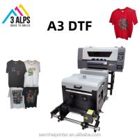 China A3 DTF Printer 30cm Print Width XP600 I1600 Printhead CMYK White Ink CE Certified 1 Year Warranty for sale