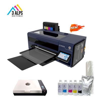 China 3ALPS XP600 A3 DTF Printer 330mm Width with Dryer and Heat Press for T-Shirt Customization for sale