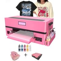 China Automatic DTF Printer with XP600 Printhead and Built-in Oven for T-Shirt Printing for sale