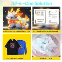 China 5 Head Epson I3200 DTF Printer 60cm 24 Inch with Shaker for Tshirt Cap Transfer Custom Business for sale