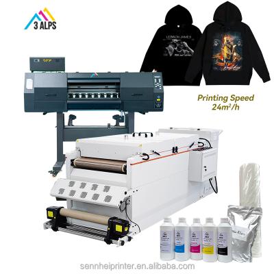 China 3ALPS 60cm DTF Printer 5 Head Epson i3200-A1 Roll to Roll PET Film Printing Machine 24 Inch for sale