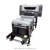 China A3 DTF Printer Dual XP600 TX800 Printheads 330mm Width 4 Pass 6sqm/h Textile Pigment Ink for sale