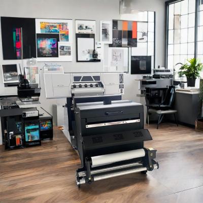 China 3Alps DTF Printer Dual Epson XP600 60cm PET Film T Shirt Printer with Shaking Powder Machine for Digital Printing for sale
