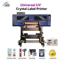 China CMYK WV3 Print Heads One-Pass DTF UV Printer 60cm Roll-to-Roll Digital Transfer Film Machine for sale