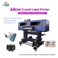 China CMYK WV3 Print Heads One-Pass DTF UV Printer 60cm Roll-to-Roll Digital Transfer Film Machine for sale