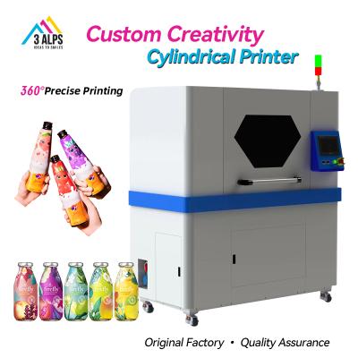 China 3ALPS Cylinder UV Inkjet Printer GH4i Printhead 2400 DPI 45s per Bottle for Various Shapes for sale