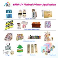 China 3ALPS 6090 UV Flatbed Inkjet Printer 600x900mm Visual Positioning for Acrylic Glass for sale