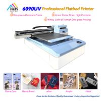 China 3ALPS 6090 UV Flatbed Inkjet Printer 600x900mm Visual Positioning for Acrylic Glass for sale