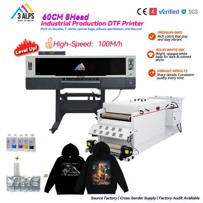 China Highly Productive New A18Head I3200 Four-Head DTF Printer 60cm Tshirts Cap Transfer A4 Print Custom Business 1 Year Warranty for sale