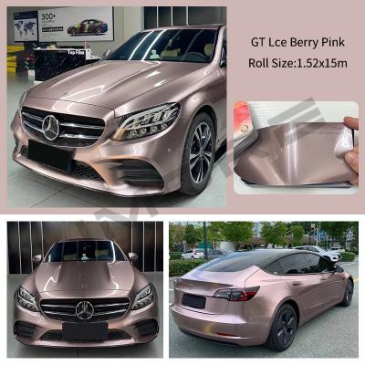 China GT Ice Berry Pink Color PPF 1.52x15m TPU PPF High Glossy Auto Repaired for sale