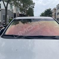 China Vlt 90% 99%uv Heat Rejection Sunset Burning Sky Red Chameleon Window Tint Film for Car for sale