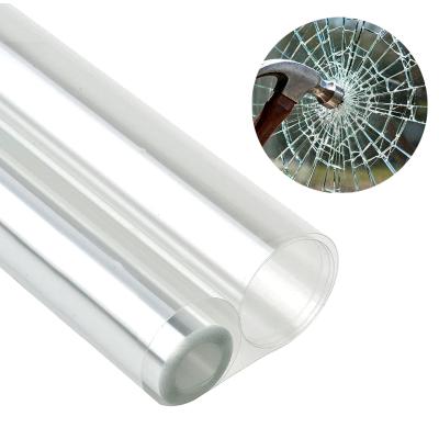 China 2/4/8/12/24 Mil Window Glass Film Anti-explosion Window Film Safety Film for sale