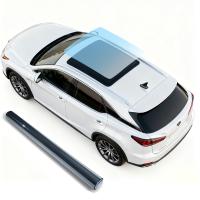 China 7.5Mil 99% Heat Rejection UV Blocking Car Sunroof Film Light Blue/Black Color TPU Panoramic Skylight Protection for sale