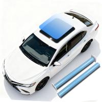 China 7.5Mil 99% Heat Rejection UV Blocking Light Blue/Blcak Car Sunroof Window Film TPU Panoramic Skylight Protection Film for sale