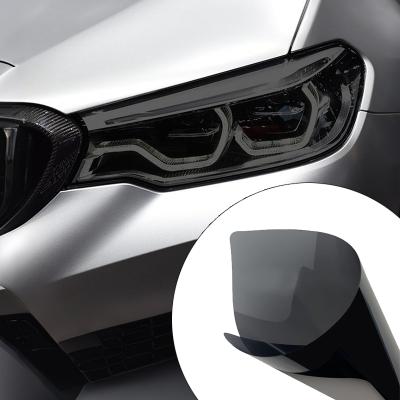 China Deep Black High Hydrophobic TPU Car Headlight PPF Film Headlight Tint Film Headlight Protection Film Car Sticker for sale