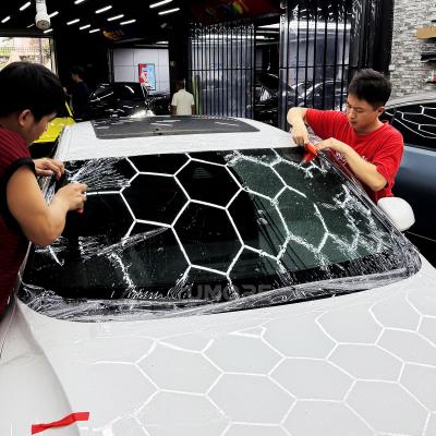 China Premium Clear Chameleon Car Windshield Protection Tint Film EPU Explosion Proof Self Healing Car Window Shield Protective Films for sale