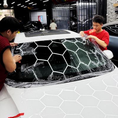 China 100% No Visual Distortion Ultra HD 1.22*15M High Hydrophobic Clear EPU Windshield Protection Film WPF TPU Car Windshield PPF for sale