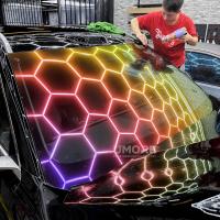 China Premium Red Chameleon Car Windshield Protection Tint Film EPU Explosion Proof Self Healing Car Window Shield Protective Films for sale