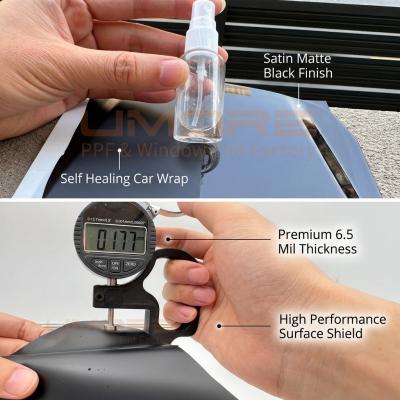 China 1.52*15M 6.5 Mil Henkel Glue Satin Matte Black TPH PPF Paint Protection Film Car Protective Film Car Wrap for sale