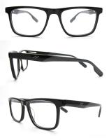 China Matte Black Square Glasses Durable Material Professional Style FPDB22453 C1 48-17-135 for sale