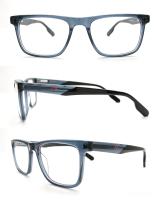 China Blue Grey Square Glasses Modern Design Lightweight FPDB22453 C7 48-17-135 for sale