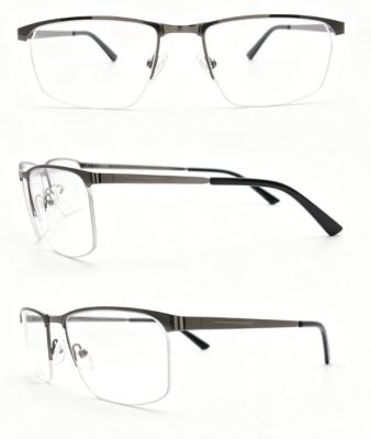 China Classic Half Rim Glasses Professional Style Lightweight Comfortable FFCA4060 C1 55-16-145 for sale